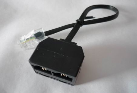 Isdn Modular Extension Distributor 4-polig RJ45 Double Multiport Socket ...